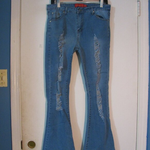 Buzz Jeans | Jeans | Buzz Jeans Size 5 16 Juniors Flare Distressed ...